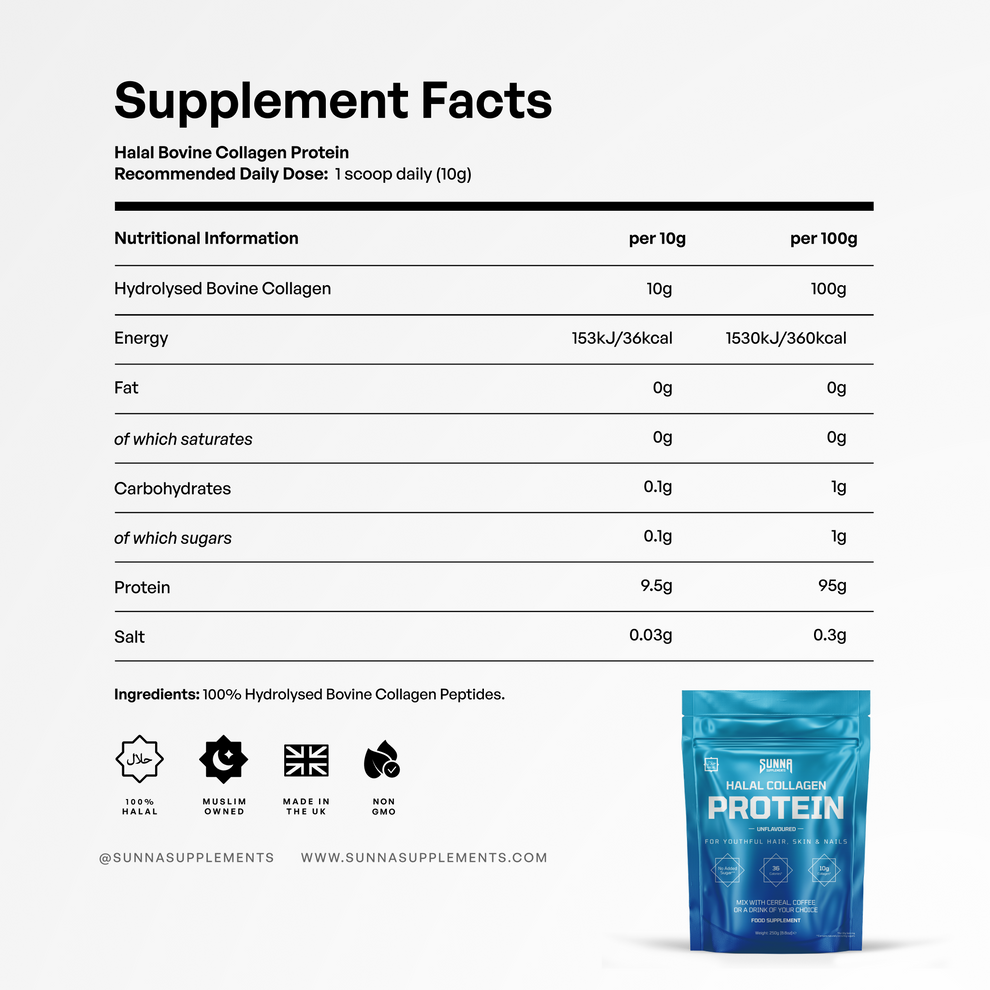Halal Collagen Protein – Sunna Supplements